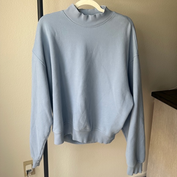 Aritzia | Tops | Aritzia Mock Neck Sweatshirt | Poshmark